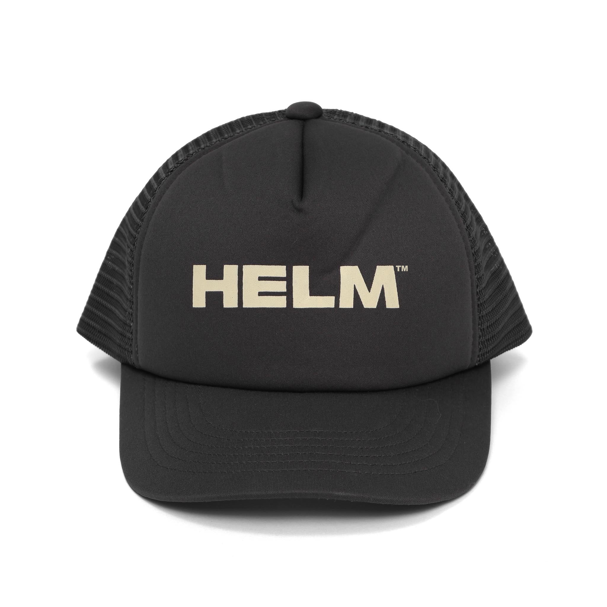 Block Logo Trucker Hat - Grey – HELM Supplies