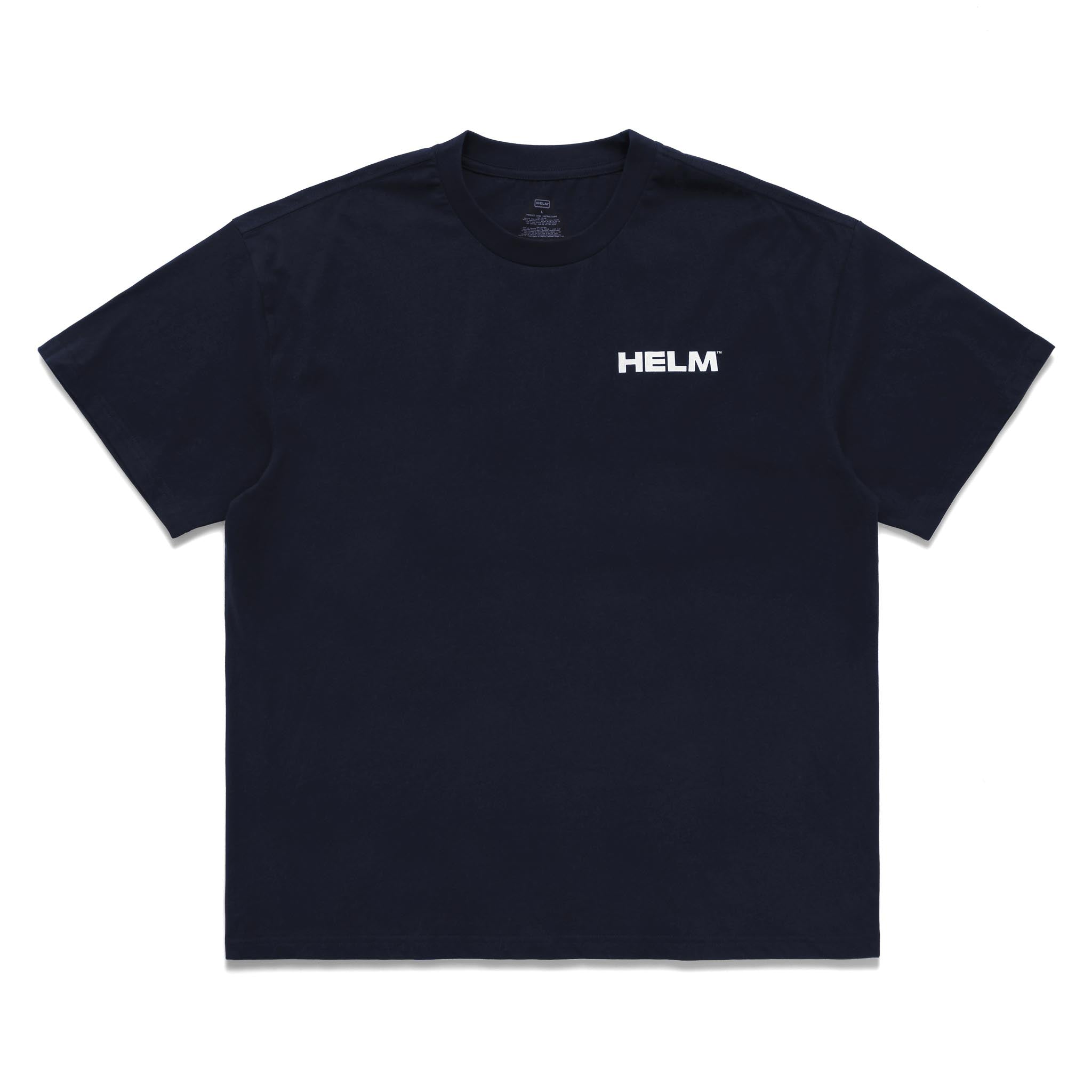 Block Logo Tee - Navy – HELM Supplies
